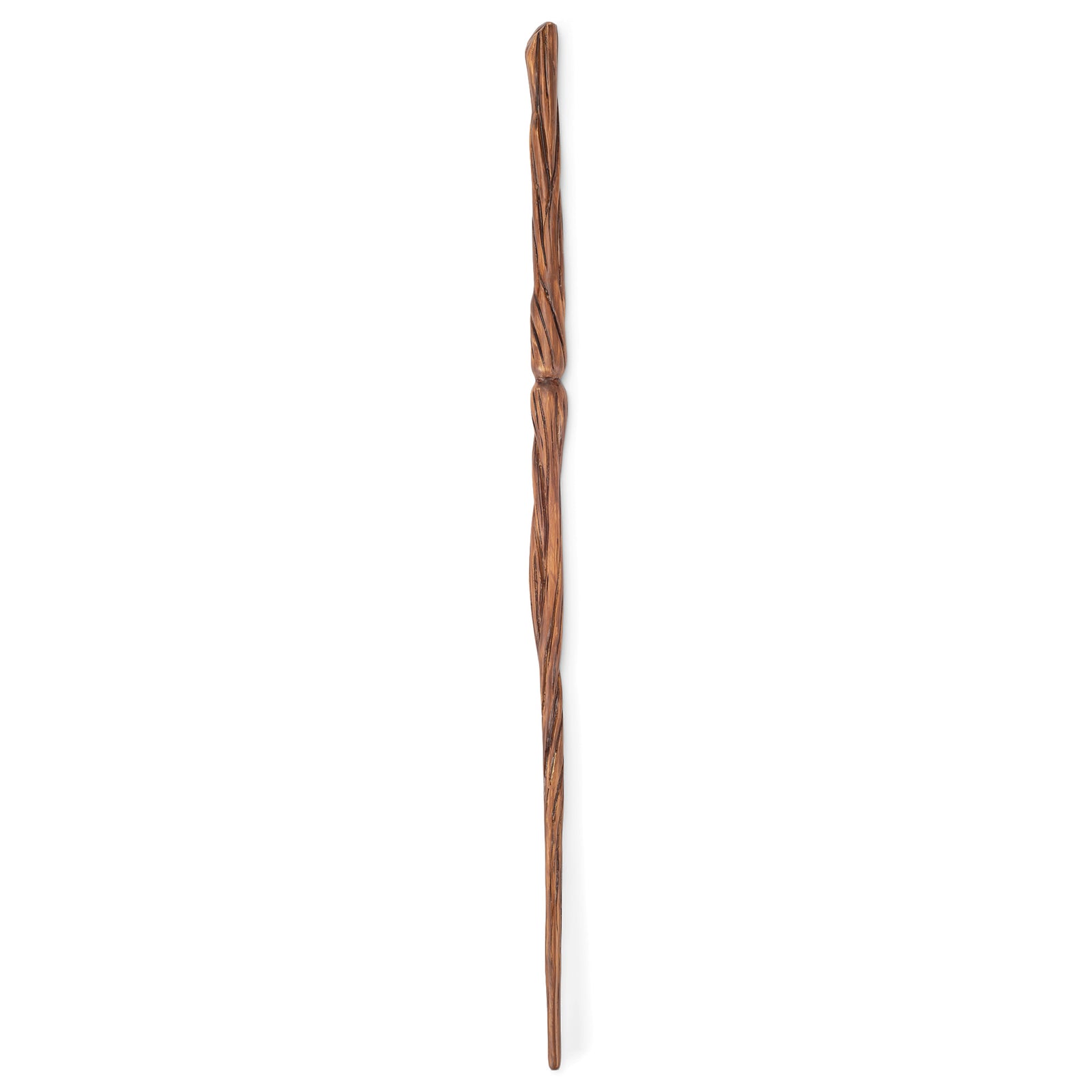 Natural Brown Wood Grain 13.75 inch Resin Costume Magic Wand